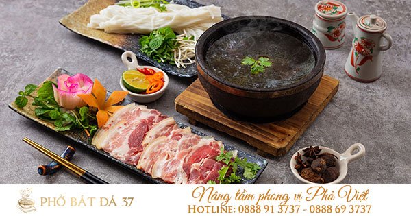 Phở Bát đá 37 đặc biệt – Tinh tế vị phở Hà Thành